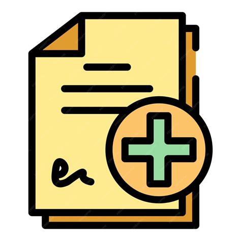 Premium Vector Medical Report Icon Outline Medical Report Vector Icon