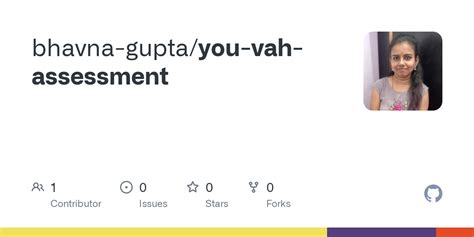 GitHub Bhavna Gupta You Vah Assessment