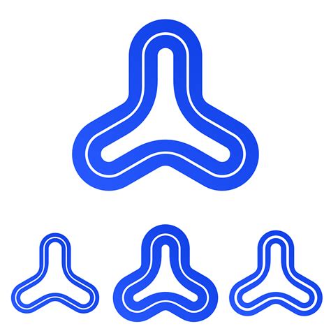 Rounded Triangle Vector