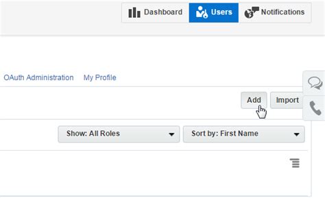 Managing Oracle Cloud Users And Roles Using My Services