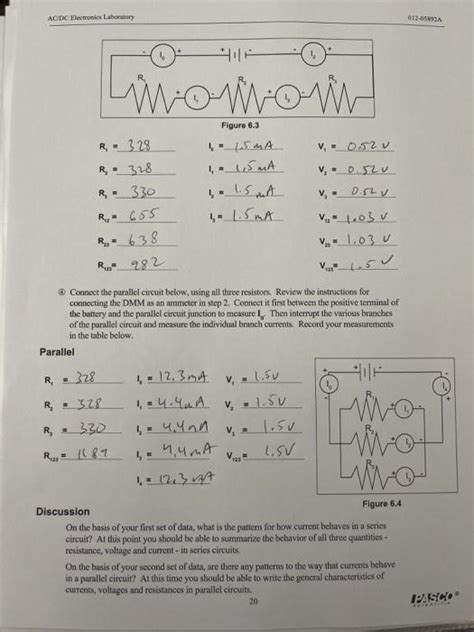 Solved 012 05892A AC DC Electronics Laboratory Experiment 6 Chegg Com