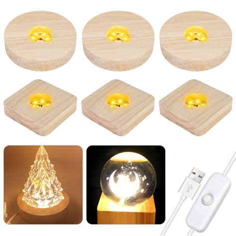 Acrylic Light Base 16 Colour Led Night Light Base With Remote And Usb
