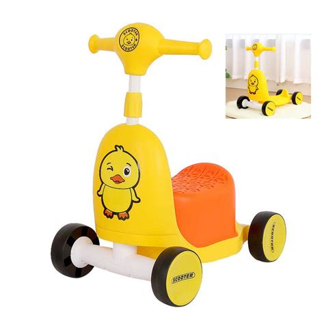 Многофункциональные детские самокаты 3-в-1 могут сидеть и кататься ...