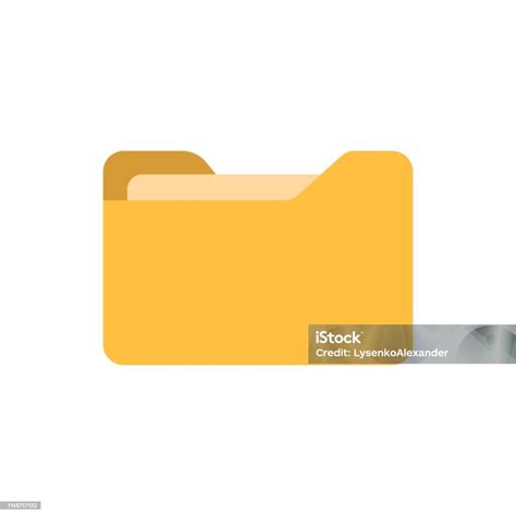 플랫 스타일의 파일 폴더 아이콘입니다 문서 아카이브 벡터 일러스트 레이 션 흰색 고립 된 배경 스토리지 비즈니스 개념입니다 가까운에 대한 스톡 벡터 아트 및 기타 이미지