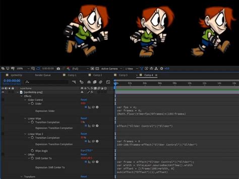Spritesheet Animation With Expressions Raftereffects