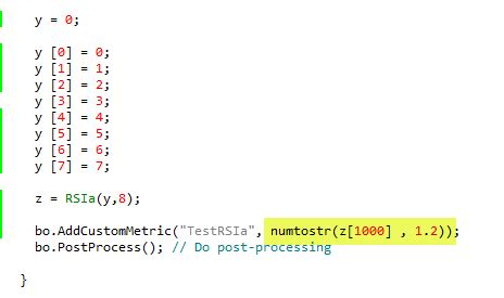 Using AFL Intrinsic Formula On A Custom Array Inside Back Tester AFL