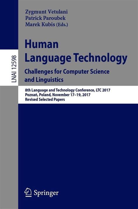 lecture notes in computer science 12598 human language technology