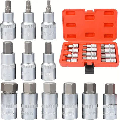Allen Wrench Socket Set 1 2 Drive Hex Screwdriver Socket Temu