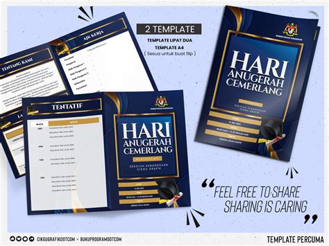 Template Buku Program Hari Anugerah Cemerlang Cikgugrafik