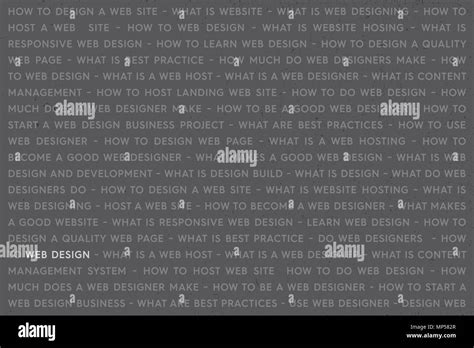 web design keywords poster concept web network working text with white