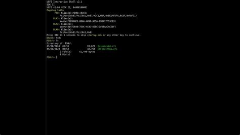uefi self replicating app c solution cross compiled for arm64 demo