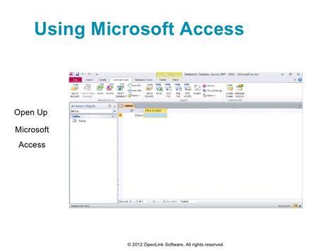 Exploiting Linked Open Data Via Microsoft Access Using Odbc File D