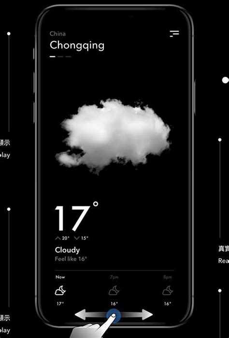 Minimalist Weather App Iphone Wallpaper