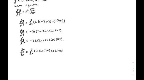 Solvedsolve The Given Problems The Displacement Y At Any Point In A