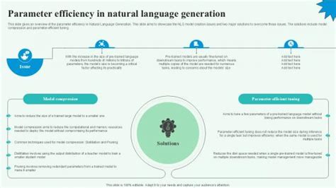 Parameter Efficiency In Natural Automated Content Generation Ppt Sample