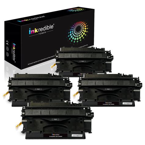 HP CE505X Compatible Toner Cartridge - 4/Pack | Inkredible Toner™