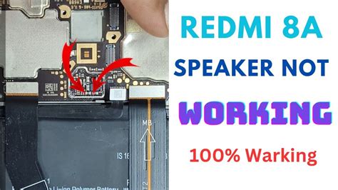 Redmi 8a Speaker Not Working Redmi 8a Speaker Problem Youtube