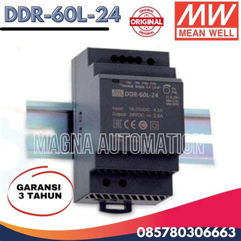 Jual Meanwell DDR-60L-24 Mean Well DIN Rail Mounting DC To DC Converter - Jakarta Selatan ...