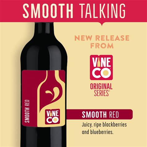 Vineco Original Series Smooth Red New Wine Craft Regina