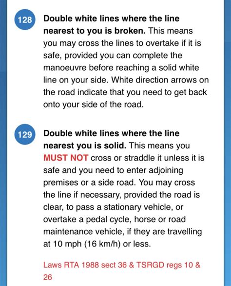 Solid White Lines Indicate