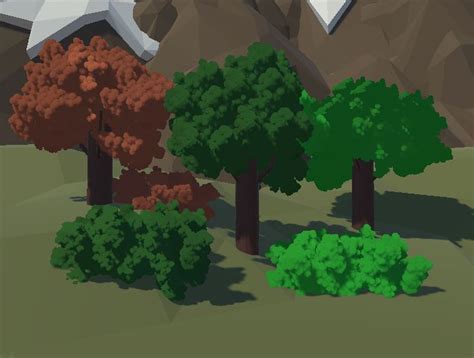 Ghibli Style Trees By EOneT