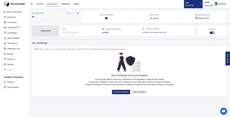 Install And Setup Syspass Password Manager On Cloud Using Serveravatar