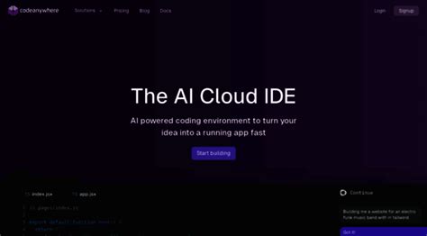 codeanywhere.net - Online Code Editor · AI Cloud ... - Codeanywhere