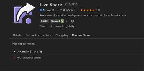 Does Not Work Live Share On Fedora 36 · Issue 4690 · Microsoft Live Share · Github