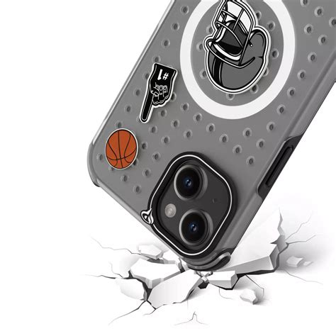 Jual PINIT Casing IPhone 15 Plus Pinit Dynamic Antimicrobial Case With MagSafe Clear Black