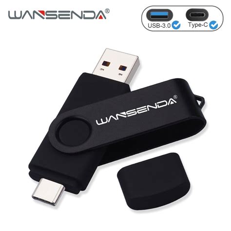 Wansenda USB Flash Drive 2 In 1 USB3 0 Type C OTG Pen Drive