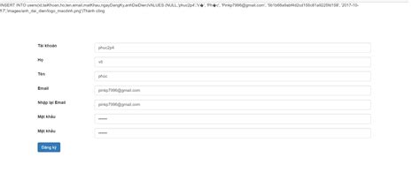lỗi font khi insert lên database programming dạy nhau học