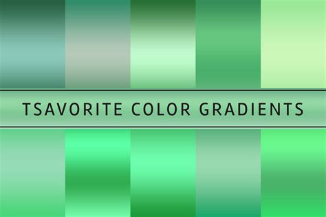 tsavorite color gradients creative finest