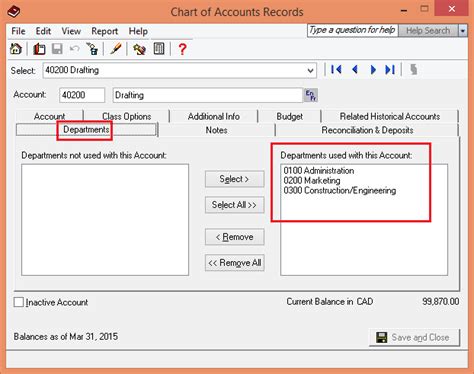 Migrate Sage 50 Cad Departments To Sage 300 Erp As Roll Ups
