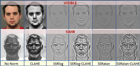 Illustration Of Photometric Normalization For Visible And Swir 1550 Nm