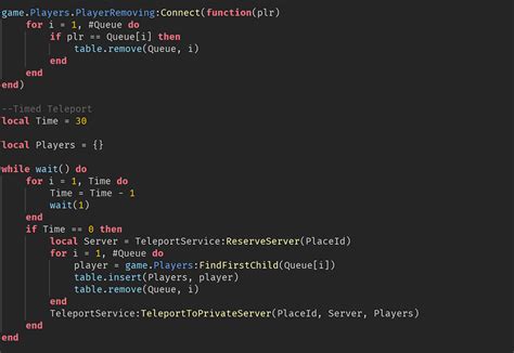 Queue Teleport Issue Scripting Support Developer Forum Roblox