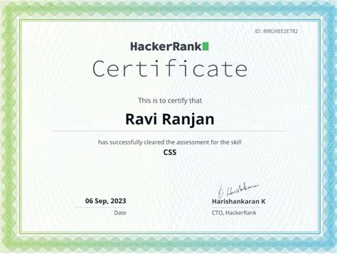 Ravi Ranjan On Linkedin Im Happy To Share That Ive Obtained A New Certification Css Certificate