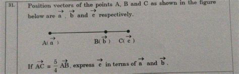 Position Vectors Of The Points A B And C StudyX