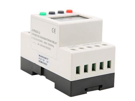 Jvr800 2 Under Over Voltage Protector 3 Phase Voltage Monitoring Sequence Protection Relay Din