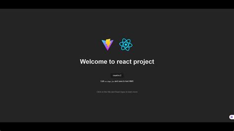 How To Run ReactJS With Vite In Visual Studio Code Install React VSCode YouTube