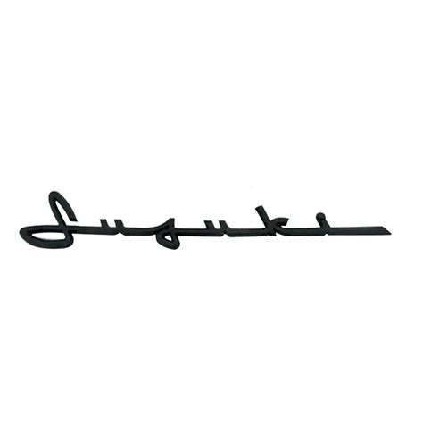 Suzuki Cursive Retro Logo Badge Black Max Motorsport