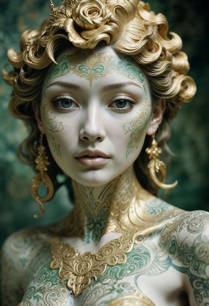 Une Fille Asiatique Tatouée Photo Gratuite