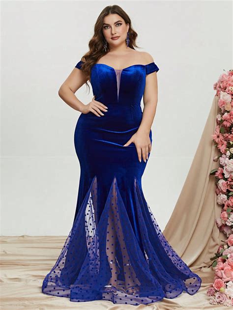 Plus Size Velvet Dresses Faeriesty