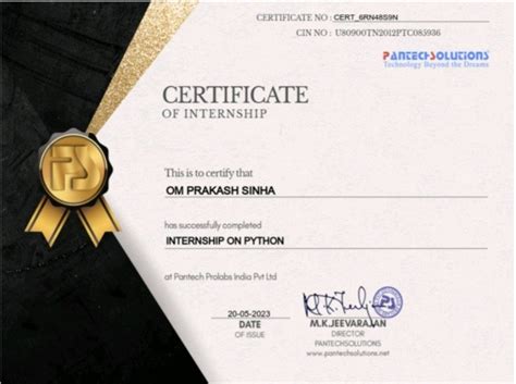 Internship Python Project Sanjaykumarap Jeevarajan
