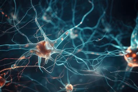 Premium Ai Image Stem Cellderived Neuron Firing In The Brain Created With Generative Ai