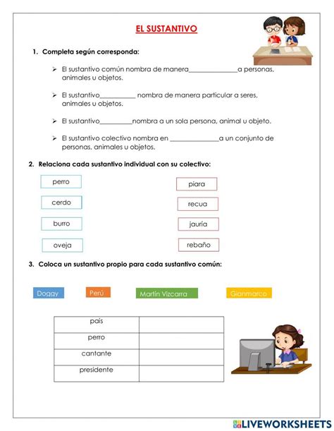 Comunicación Interactive Exercise For Tercer Grado Live Worksheets