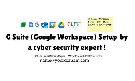 Professionally Setup Google Workspace G Suite With Domain Verification By Tishad Mh Fiverr