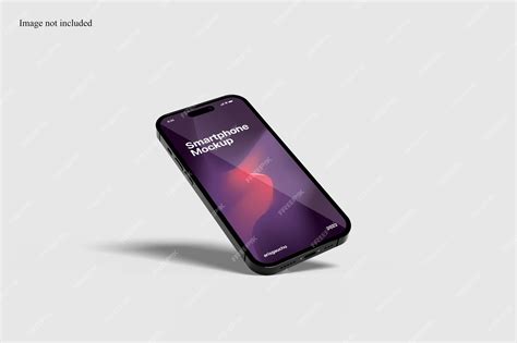 고객에게 Ui 디자인을 보여주기 위한 미니멀한 스마트폰 목업 프리미엄 Psd 파일