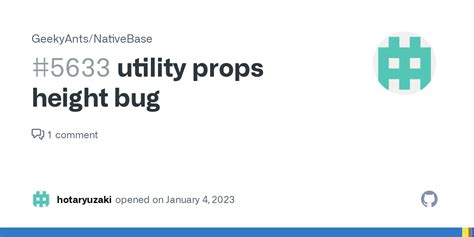utility props height bug · issue 5633 · geekyants nativebase · github
