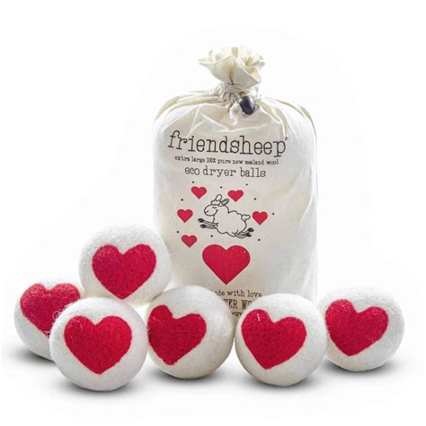 Friendsheep Eco Dryer Balls In One Love Organic Bunny