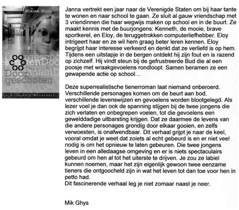 Doorgeschoten Recensie Mirjam Mous